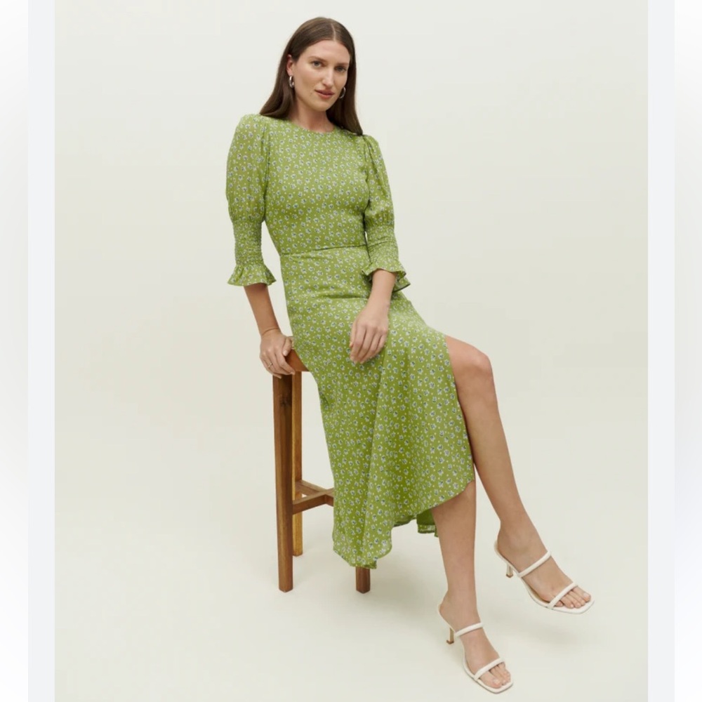 Reformation Carolena Dress - Gem